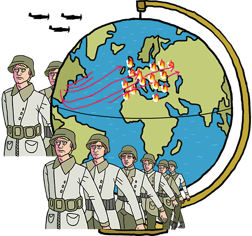 Interactieve tijdlijn WO2 | 4 en 5 mei Denkboek